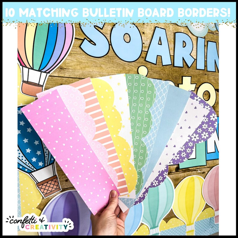 Spring Bulletin Board Kit: Soaring Classroom Decor (digital Download ...