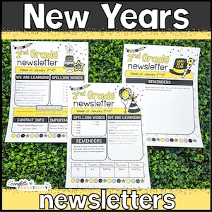 Holiday Classroom Newsletter Bundle | Editable School Newsletter ...
