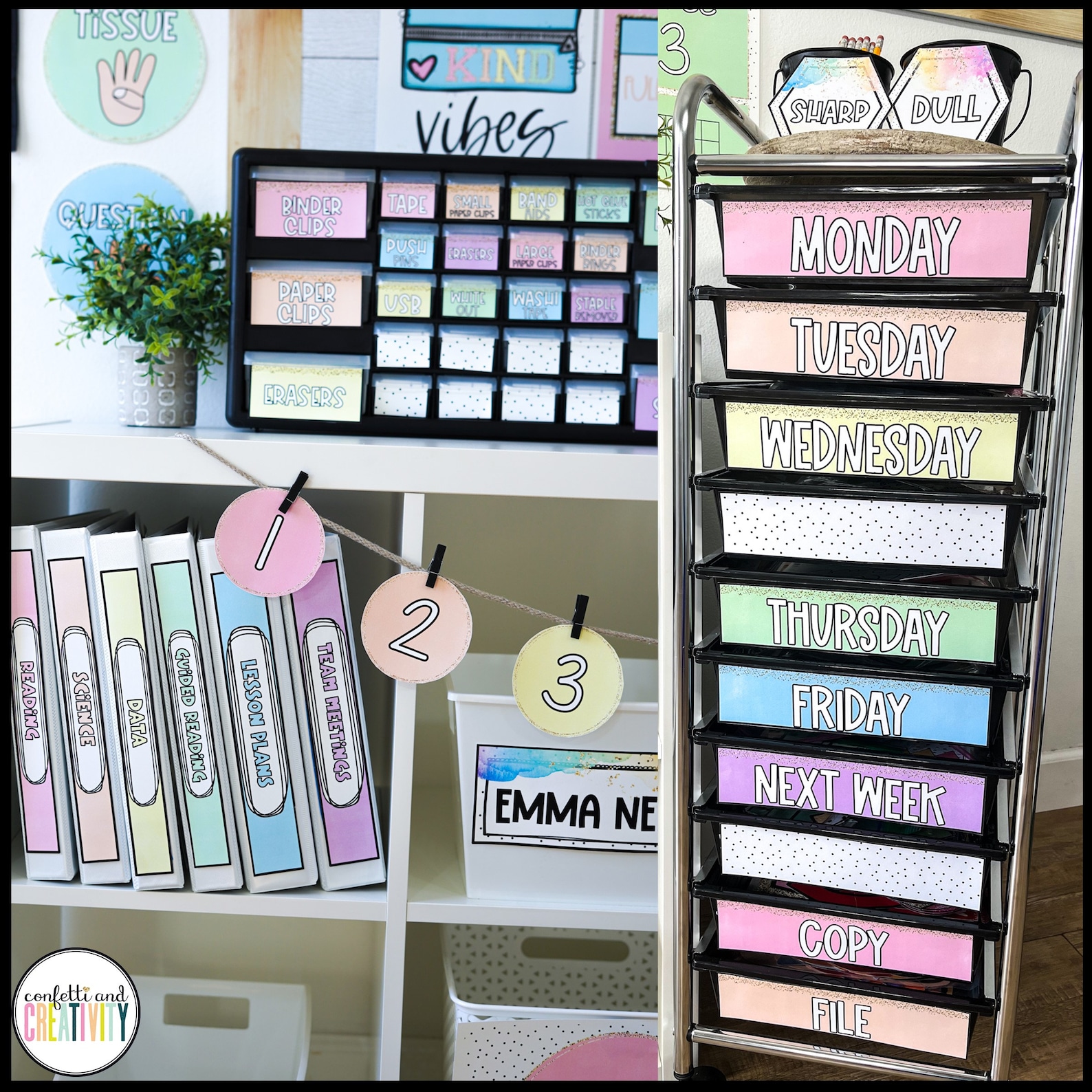 Pastel Classroom Decor Bundle: Teacher Resources (digital Download) - Etsy