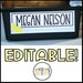 Lemon Student Desk Plates Student Name Tags Desk Name - Etsy