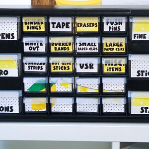 Lemon Teacher Toolbox Editable Labels | Lemon Farmhouse Classroom Decor ...