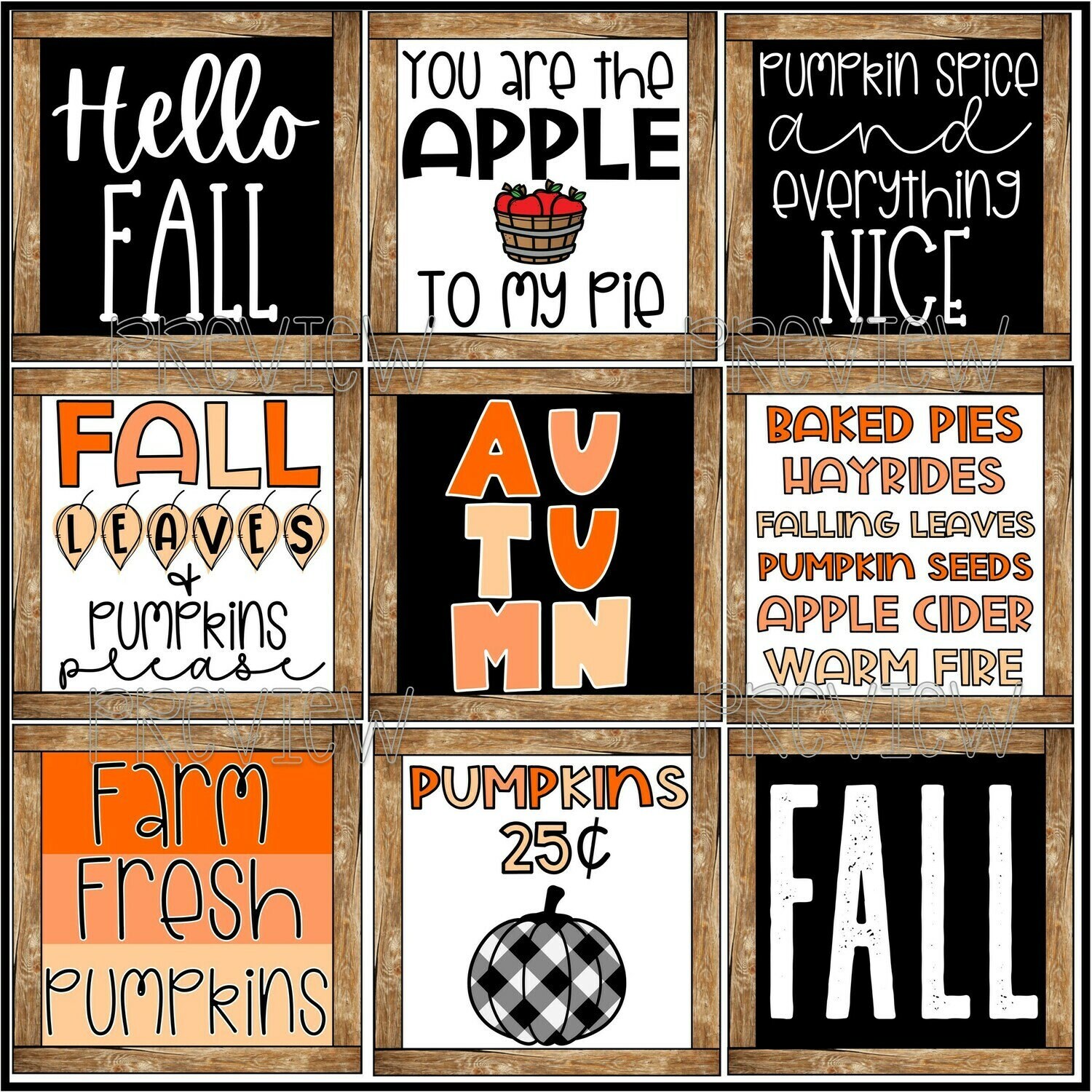 Farmhouse Fall Classroom Posters: Bulletin Board Decor (digital ...