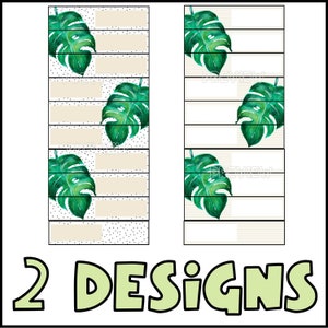 10 Drawer Cart Labels for the Classroom | Tropical Classroom Decor ...