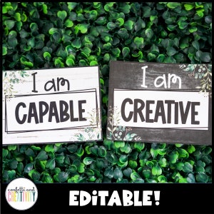 Affirmation Station for the Classroom | Modern Farmhouse Classroom ...