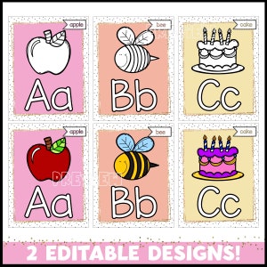 Retro Classroom Alphabet Posters | Alphabet Display | Animal Alphabet ...