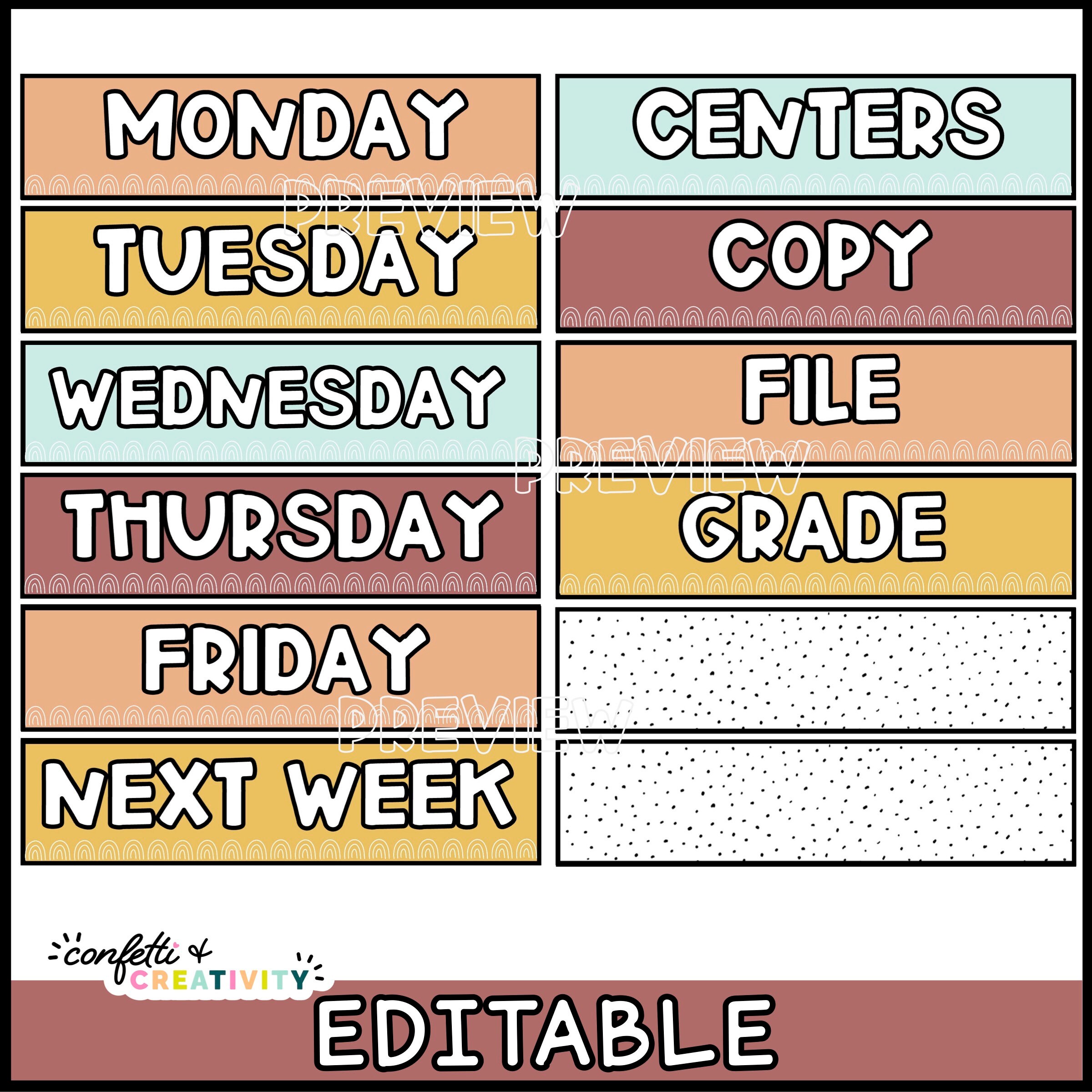 Editable 10 Drawer Cart Labels: Neutral Elementary Classroom Decor ...