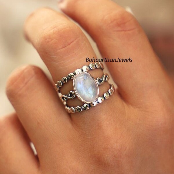 Boho Wedding Ring - Etsy