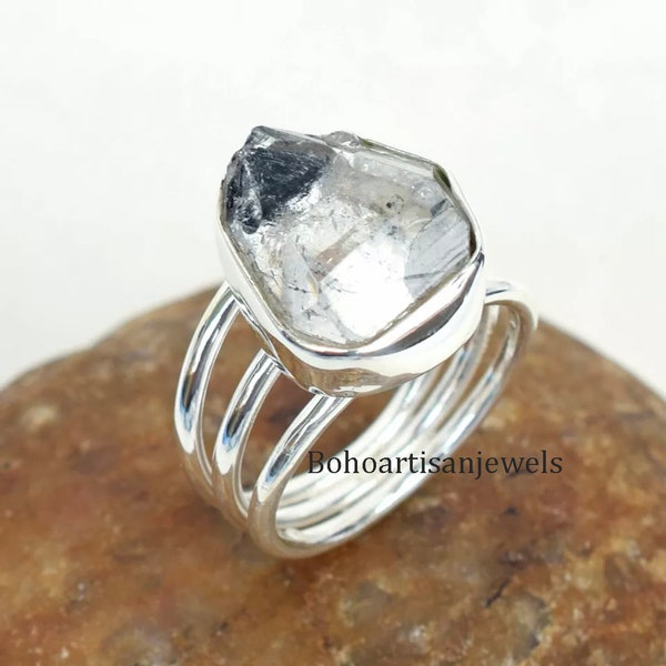 Herkimer Diamond Ring - Etsy