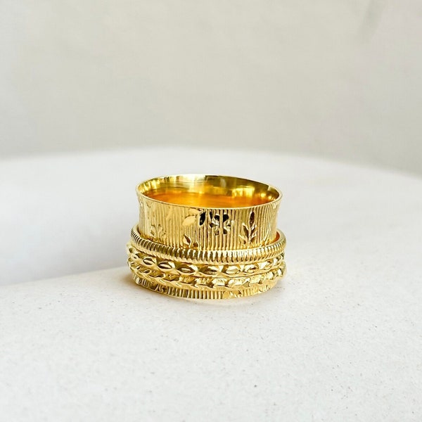 Gold Spinner Ring - Etsy