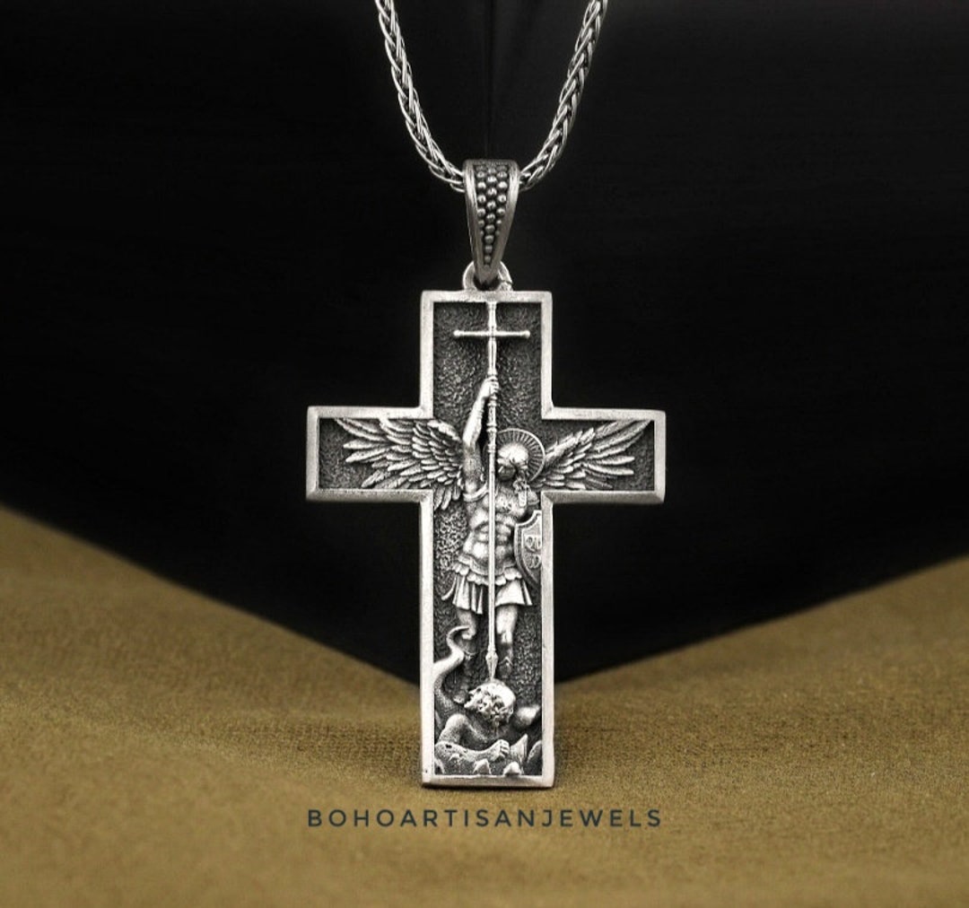 Commander of the Army of God Michael the Archangel Necklace, Handmade ...