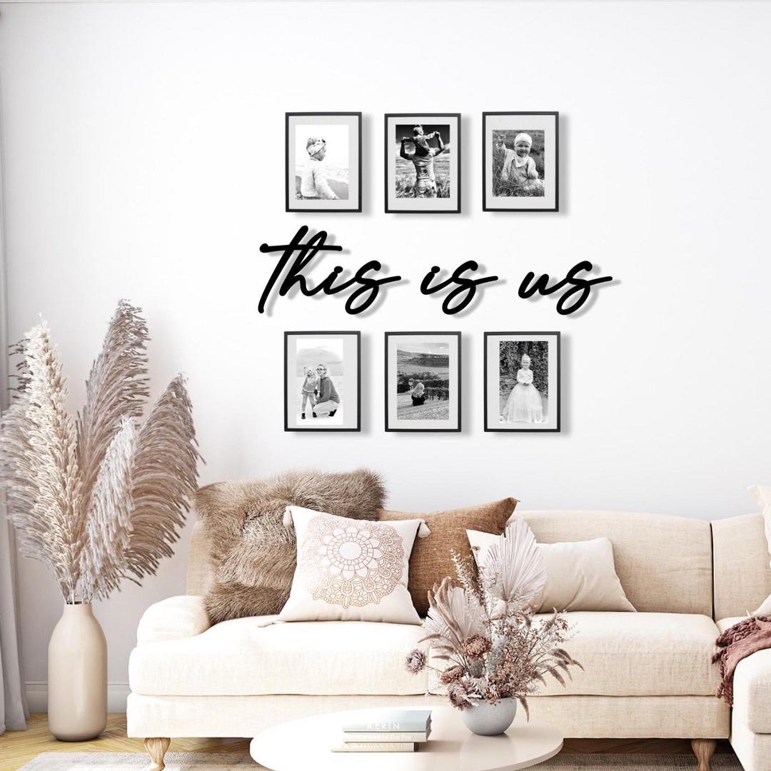 This is Us | 3D Wooden Lettering | Wall Decoration | Wedding Gift ...