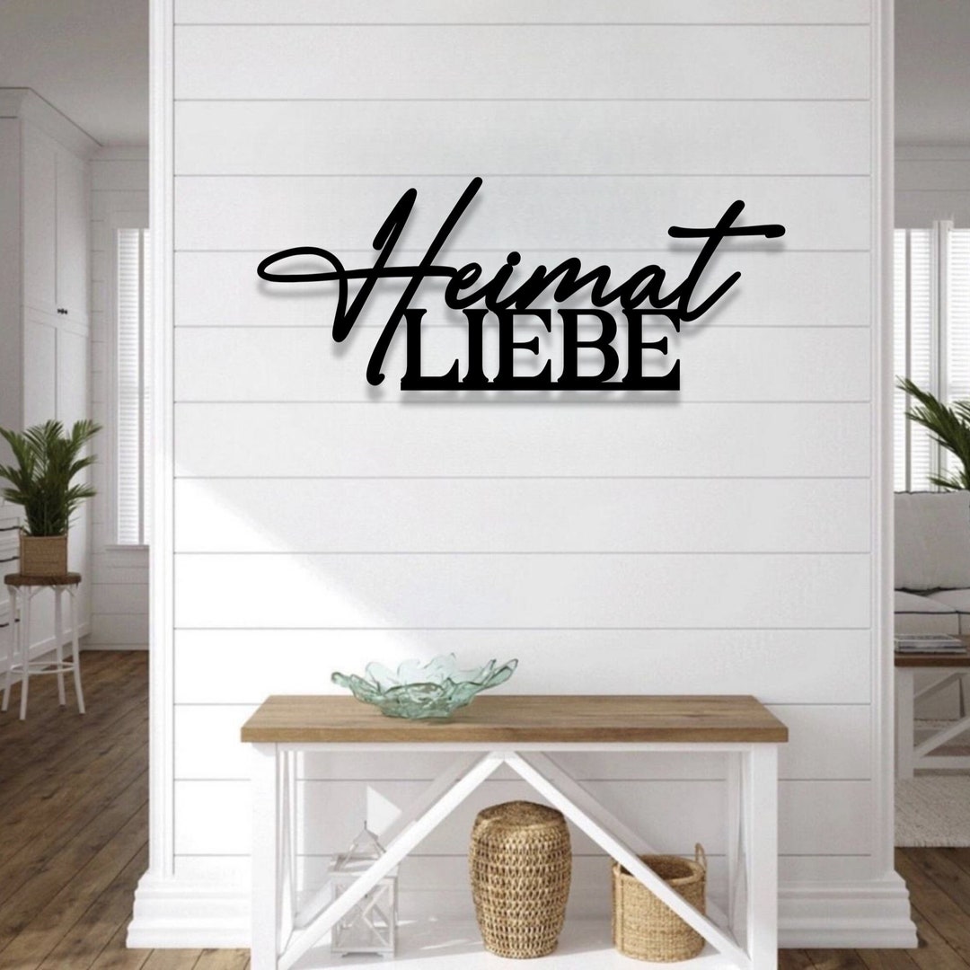 Homeland Love L 3D Wooden Lettering | Wall Decoration Entrance L ...