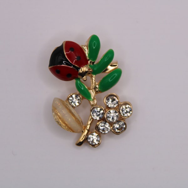 Lady Bug Brooch - Etsy