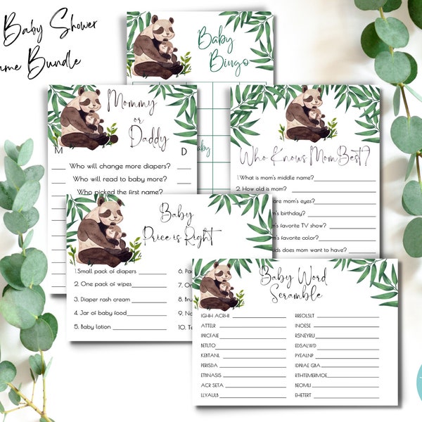Panda Baby Shower - Etsy
