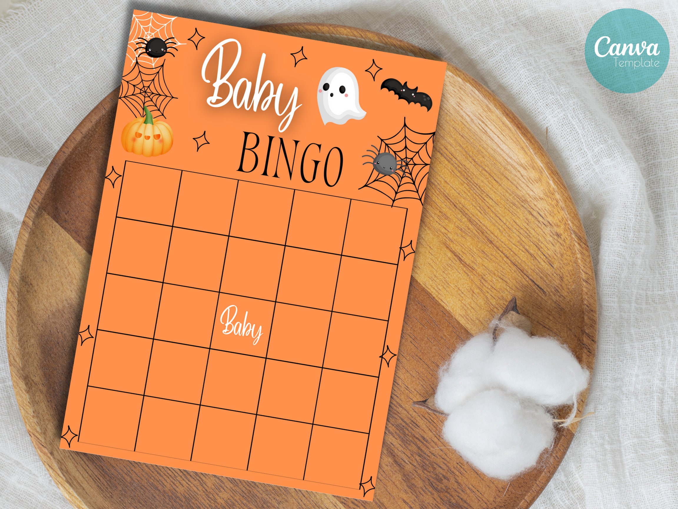 Halloween Baby Shower Game Bundle Our Little Boo is Almost Due Baby ...