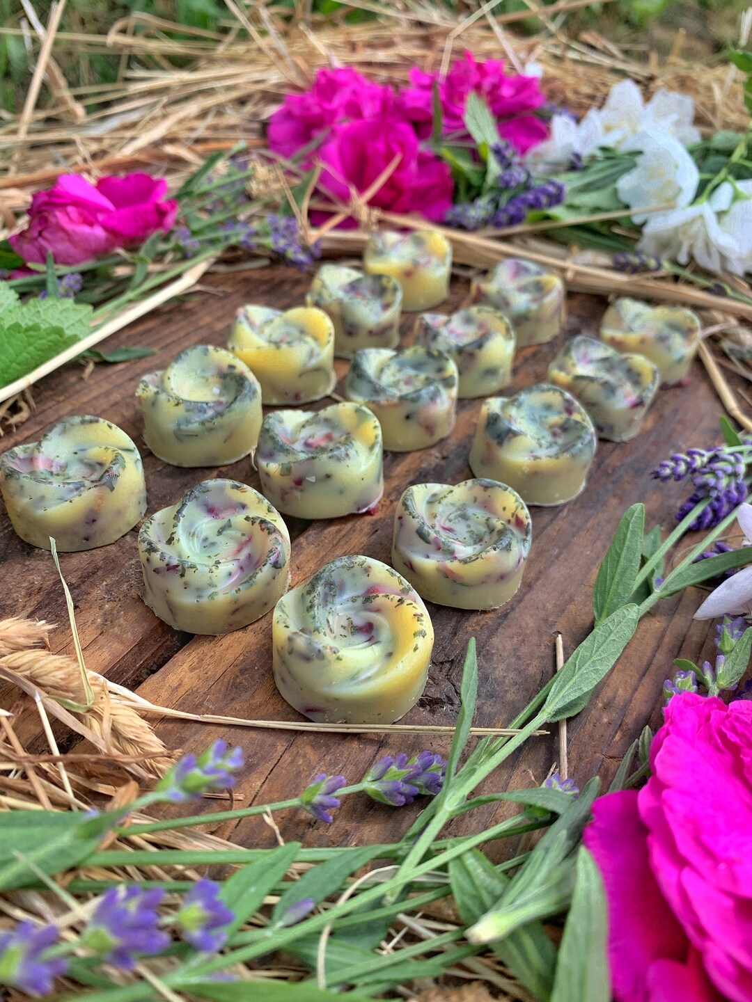 Herbal Bath Melts, Natural Bath Melts, Rose Bath Melts, Self Love ...