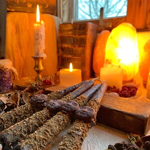 Black Protection Candle, Herbal Ritual Candle, Moon Candle, Altar ...