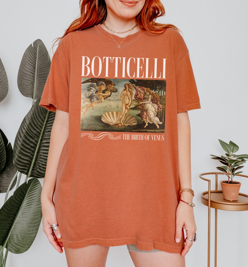 The Birth of Venus Botticelli Shirt for Art Lovers, Renaissance Art ...