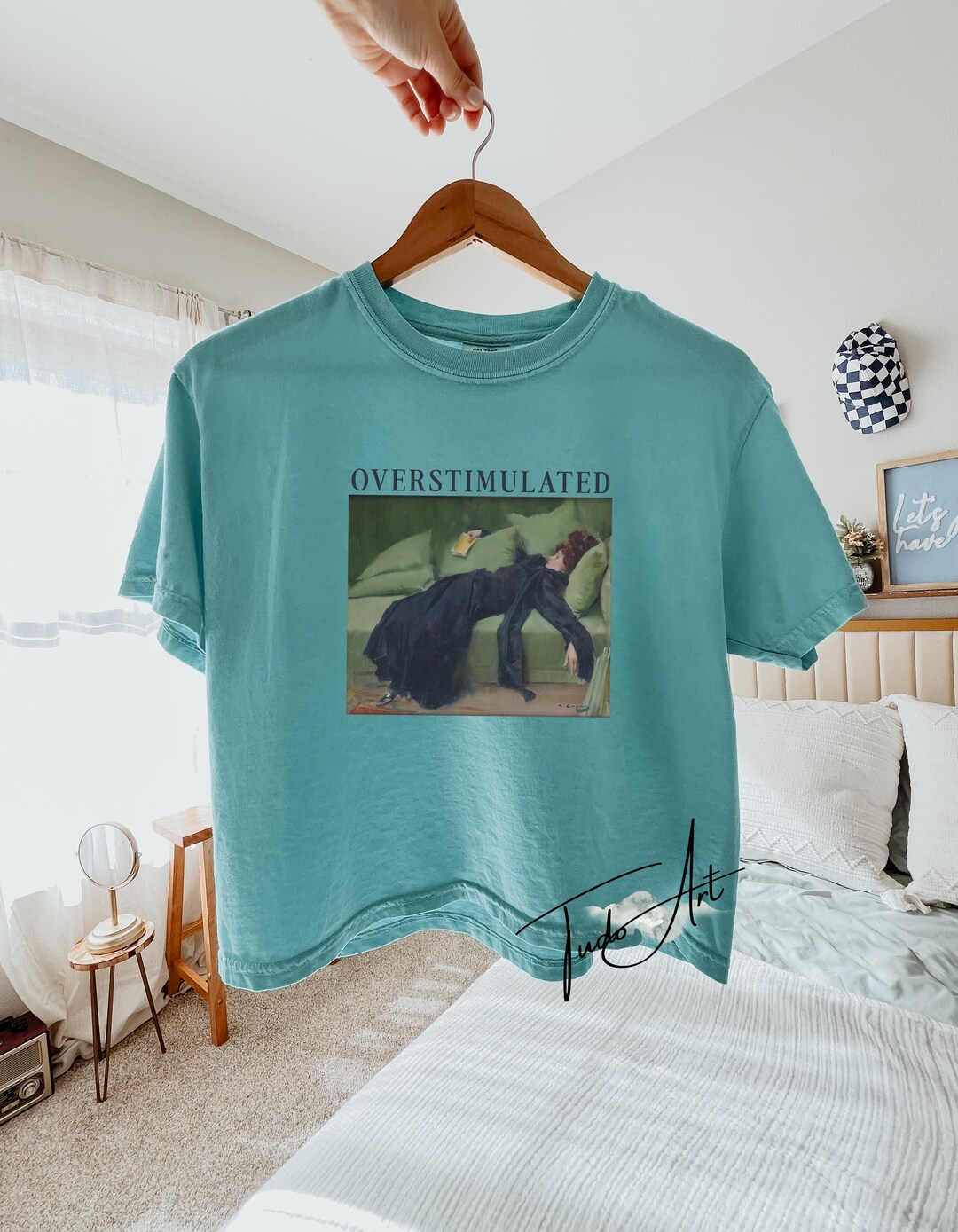 Overstimulated Ramon Casas Painting Shirt Gift for Art Lovers, Decadent ...