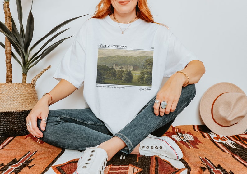 Pride and Prejudice Shirt, Pemberley House Comfort Colors Shirt, Mr ...