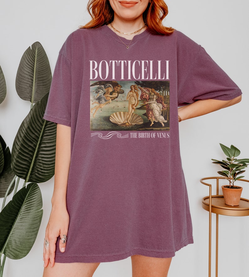 Botticelli Shirt for Art Lovers, the Birth of Venus T-shirt ...