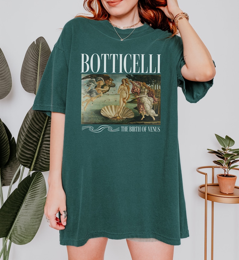 The Birth of Venus Botticelli Shirt for Art Lovers, Renaissance Art ...