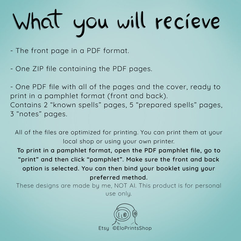 Dnd 5e Printable Character Sheet Booklet - Etsy