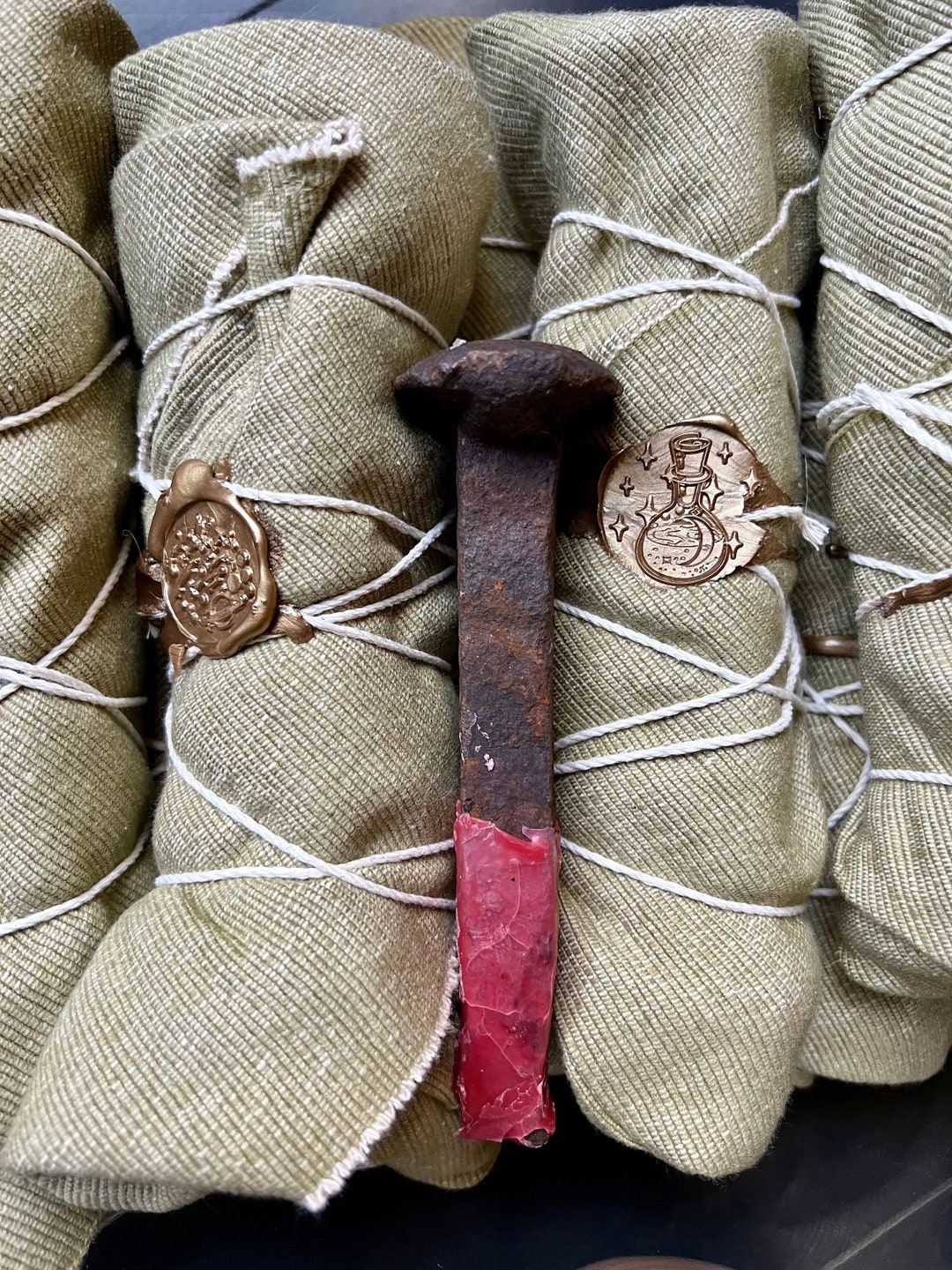 Warding Sentinel Iron Stakes for Home Protection - Etsy