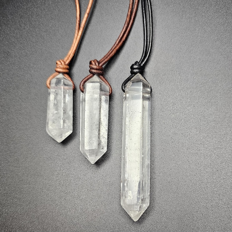 Crystal Pendant Necklace - Etsy
