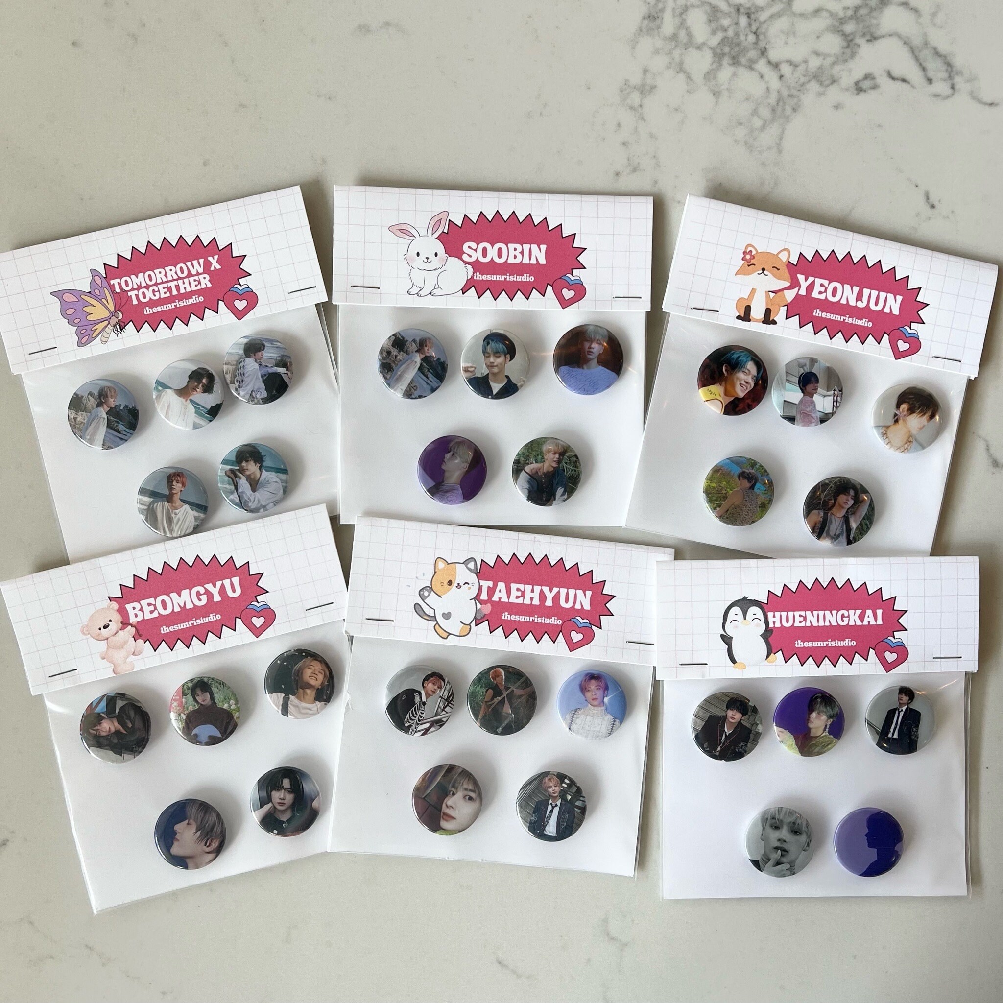 Tomorrow X Together Button Pack TXT Buttons TXT Kpop Buttons Bias ...