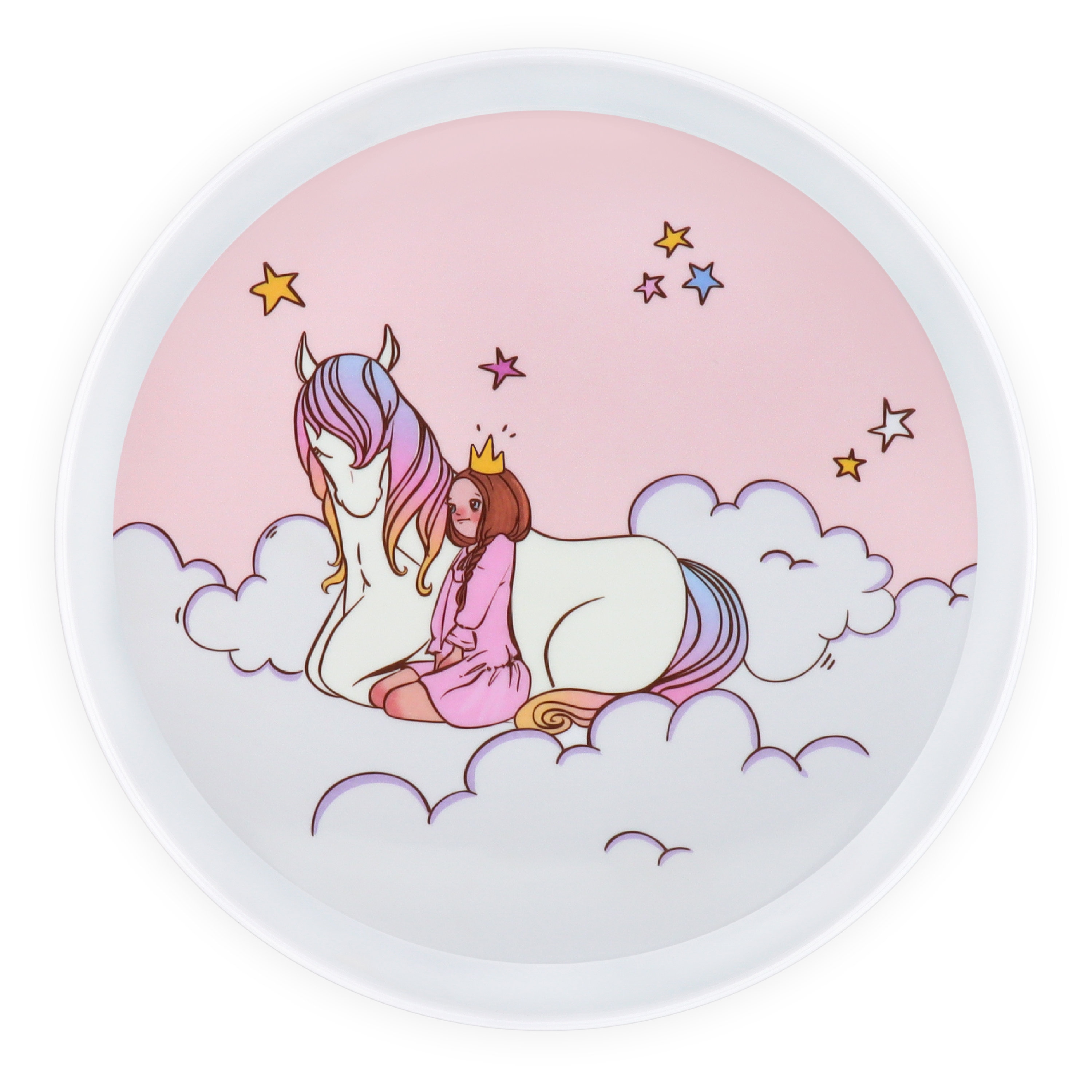 Unicorn Kid Plate Set, Childrens Melamine BPA Free Tableware for Kids ...