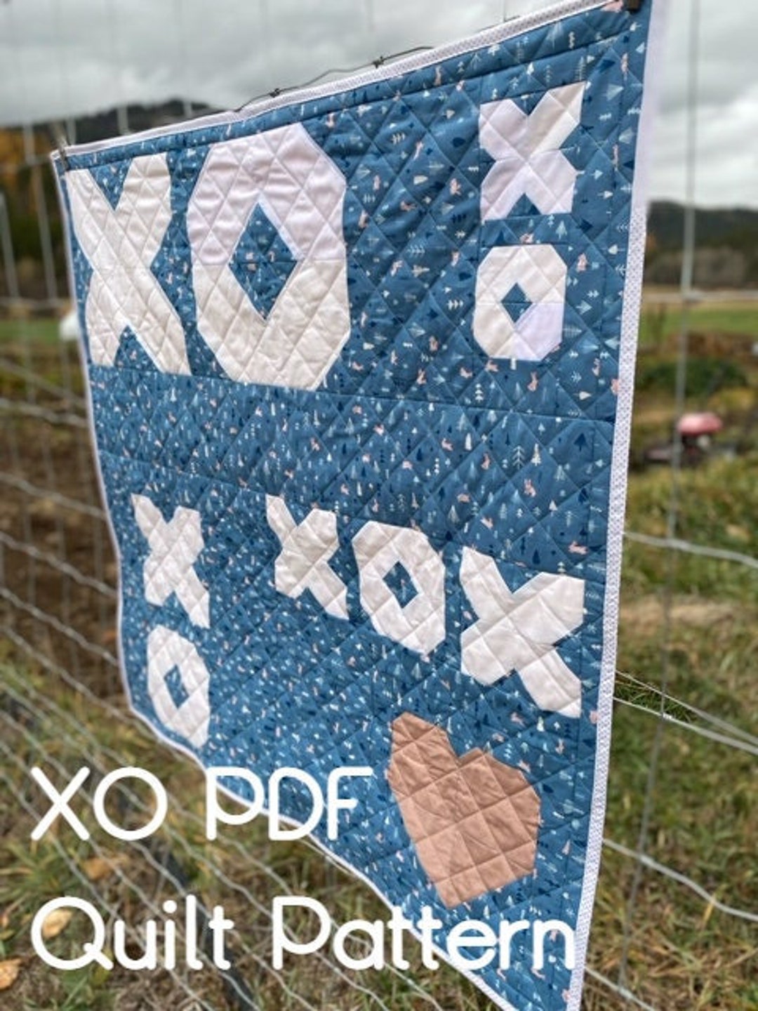 XO Baby Quilt PDF Pattern - Etsy