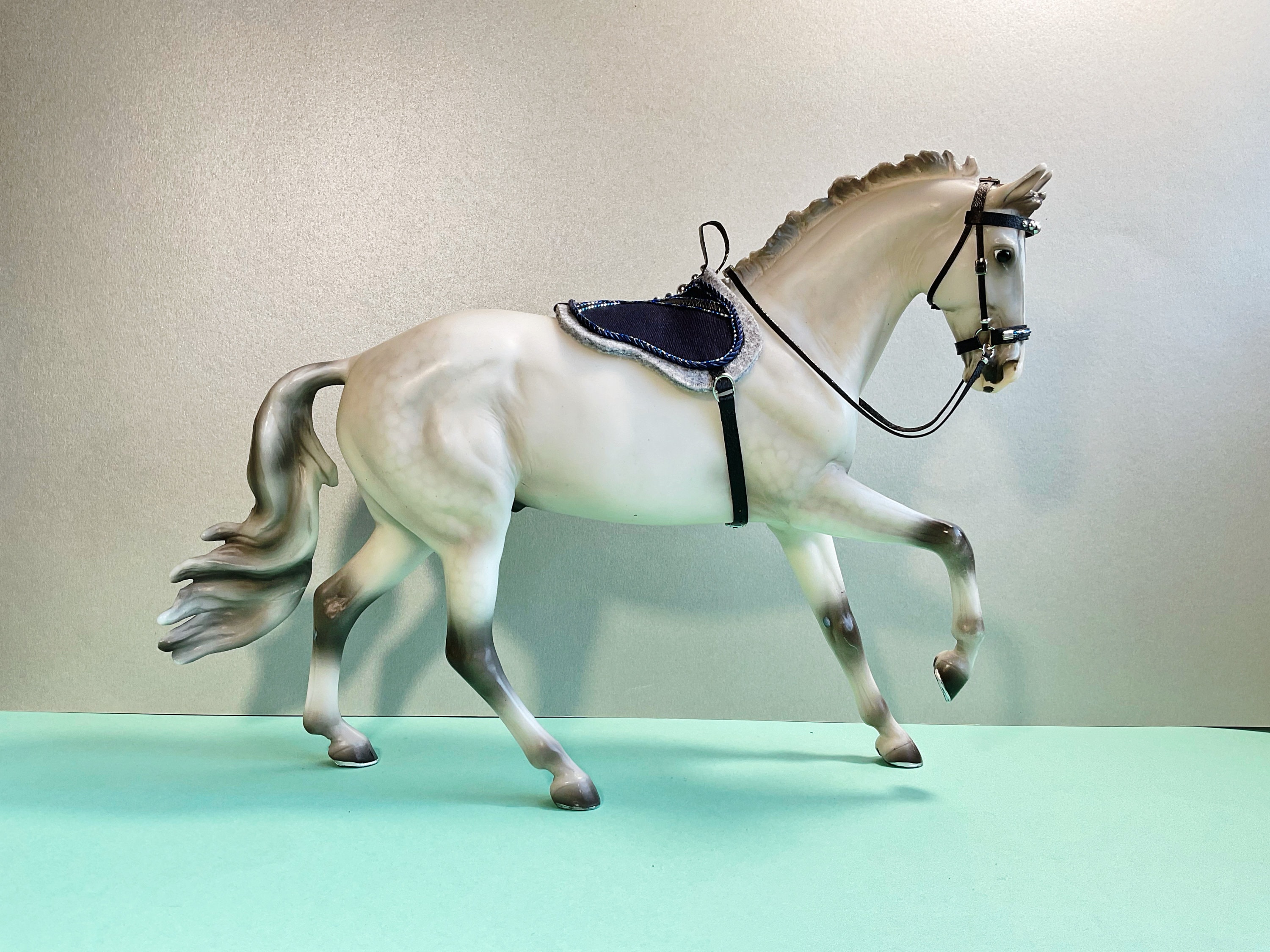 Dark Blue Breyer Bareback Tack Set - Etsy