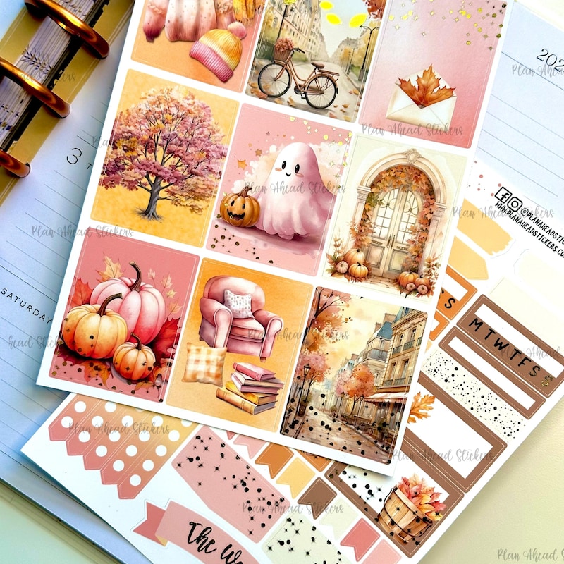 Fall Planner Stickers - Etsy