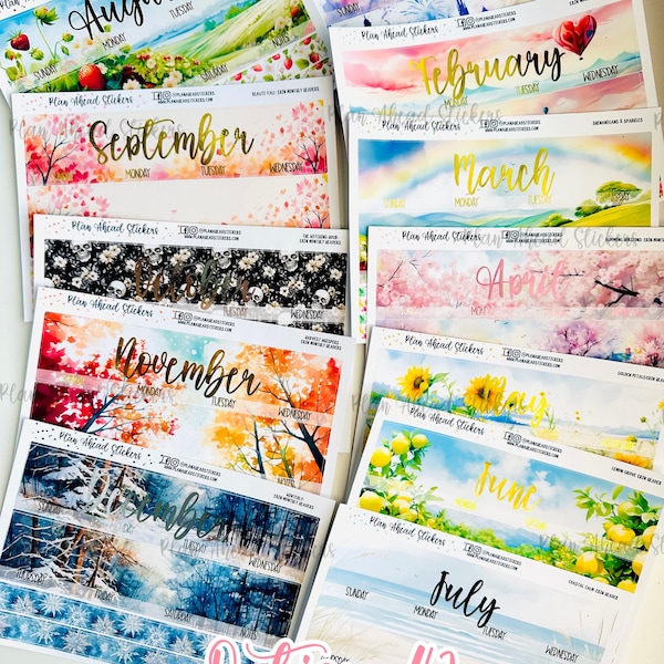 June Headers - Etsy