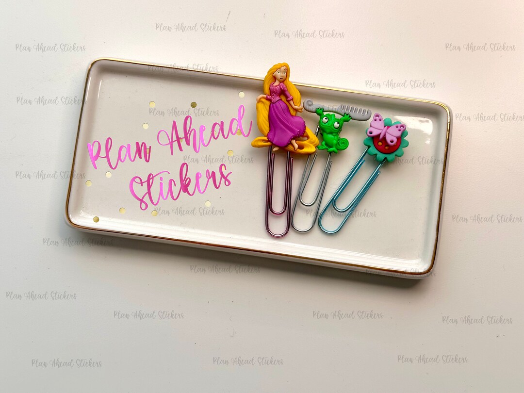Rapunzel Themed Planner Paper Clips Bullet Journal Happy Planner Erin ...