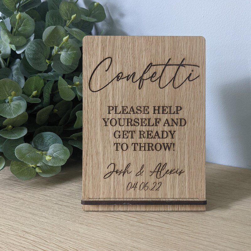 Wooden Confetti - Etsy