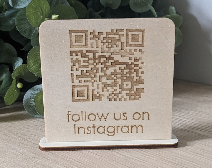 QR Codes Engraved on Wood - Etsy Canada