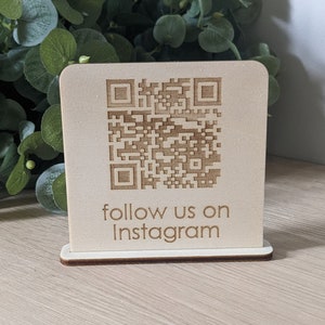 Individual QR Code Sign | QR Code Plaque | QR Code Website, Etsy ...