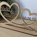 Oak Personalised Wedding Sign | First Names and Date Wedding Sign | Top ...