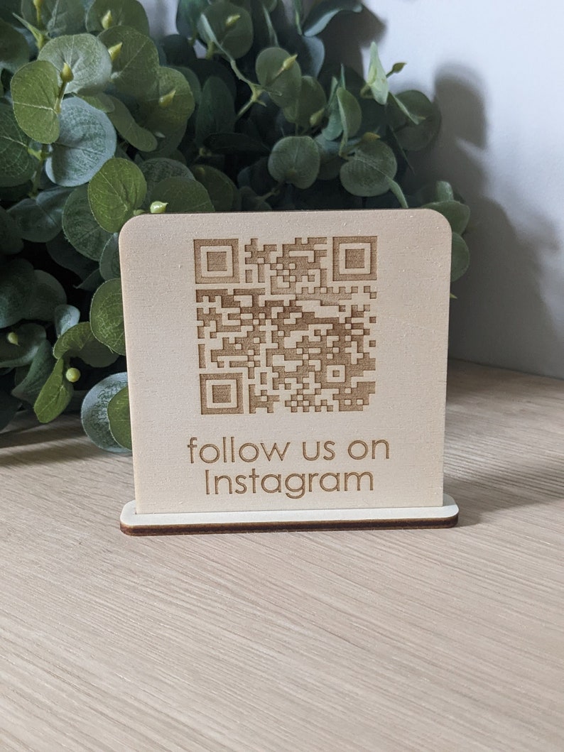 Individual QR Code Sign QR Code Plaque QR Code Website - Etsy