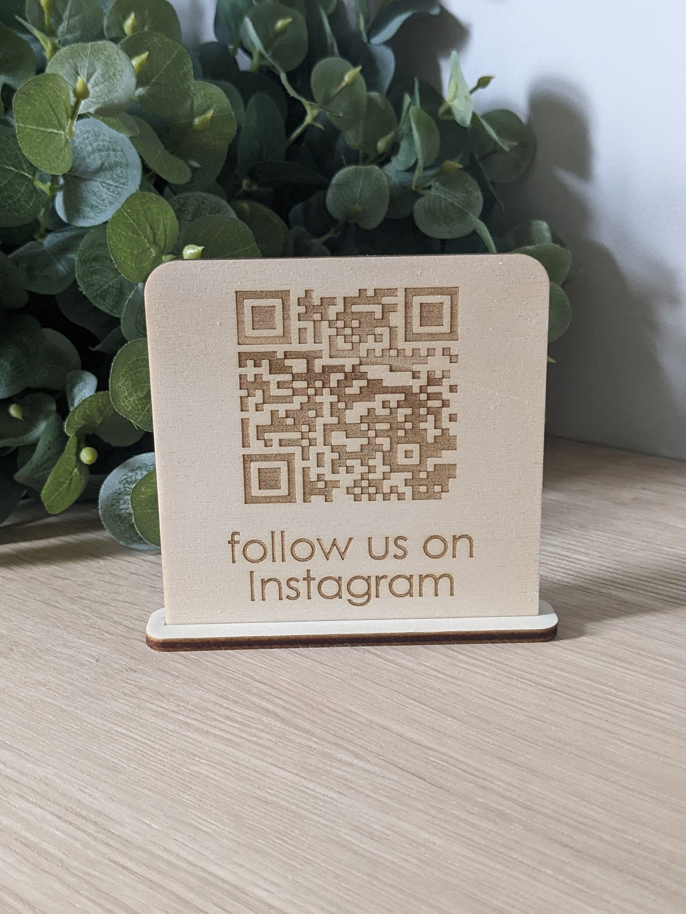 Individual QR Code Sign QR Code Plaque QR Code Website - Etsy UK