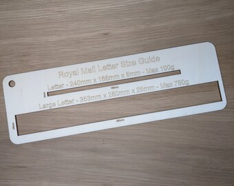 Royal Mail Letter Size Guide - Etsy UK