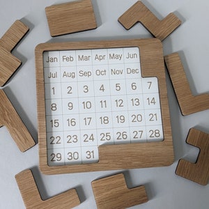 Daily Calendar Puzzle | Infinite Puzzle | Gift for Puzzle Lovers ...