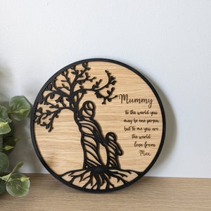 Mother and Child/children Tree of Life | Tree of Life Gift for Mum,nan ...