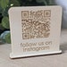 Individual QR Code Sign QR Code Plaque QR Code Website, Etsy, Facebook ...