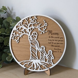 Mother and Child/children Tree of Life | Tree of Life Gift for Mum,nan ...