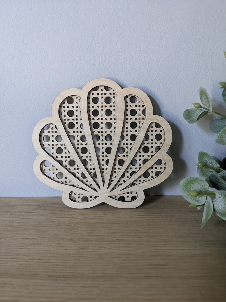 Rattan Inspired Shell | Rattan Seashell Clam Shape Sealife | Rattan ...