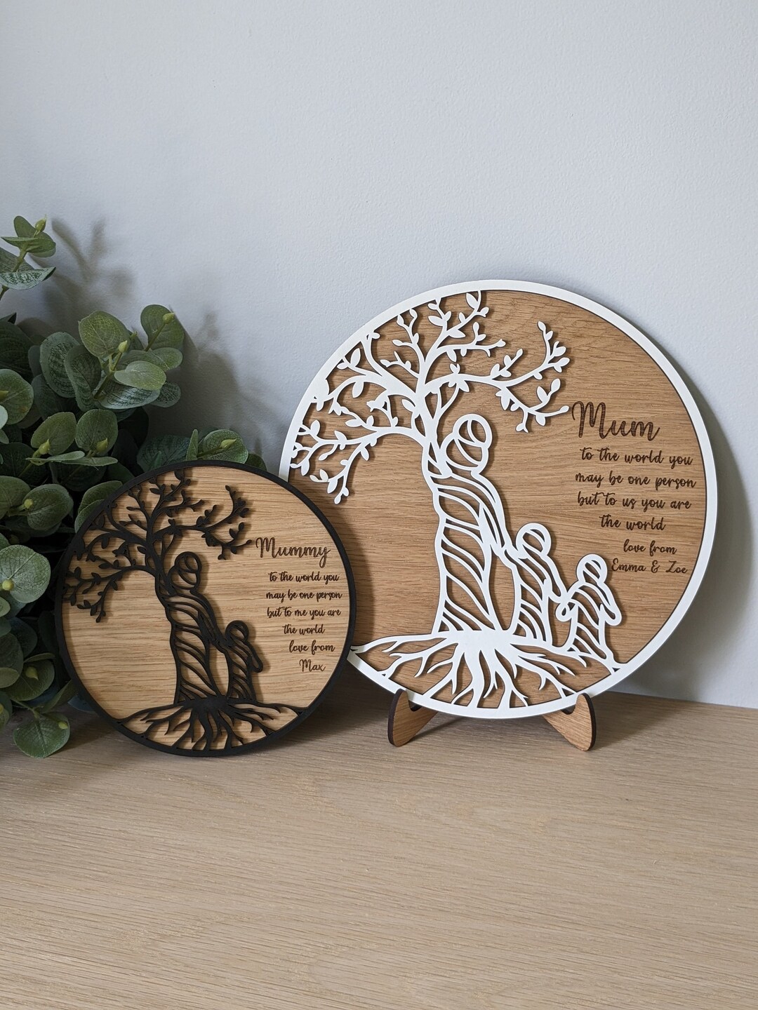 Mother and Child/children Tree of Life | Tree of Life Gift for Mum,nan ...
