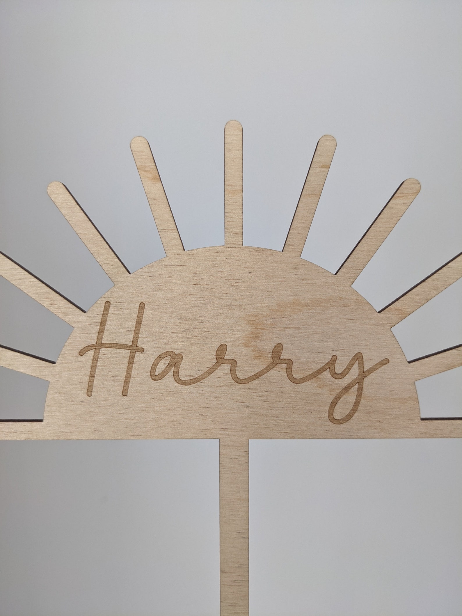 Personalised Sun Birthday Cake Topper | Sunshine Cake Topper | Sun Cake ...